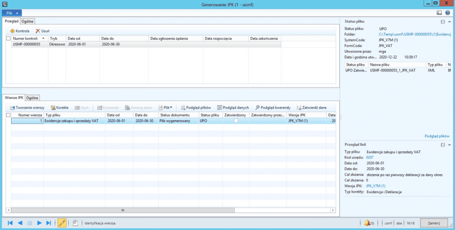 ERP Module - JPK | Inlogica